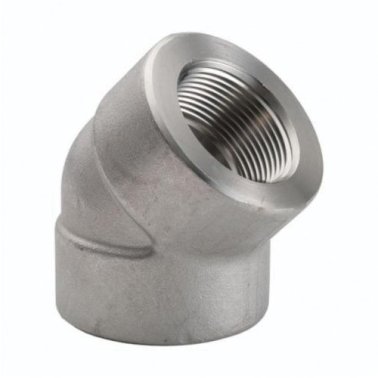 SS 3M# 316L 45 ELL THREADED 1 1/2"