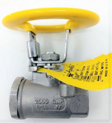 APOLLO SS BALL VALVE 1/4" #76-101-47A W/ OVAL HANDLE