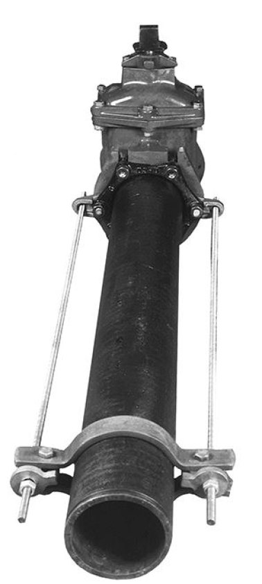 BLACK RISER CLAMP 600 DI CI PIPE 12