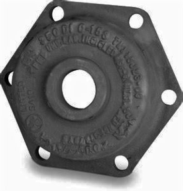 DI MJ TAPPED CAP 8" X 2"